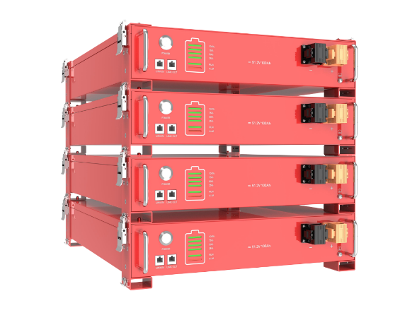 GoPower 2U 51.2V 100AH Rack Mounted Battery pack | GoShop Energy RD Congo